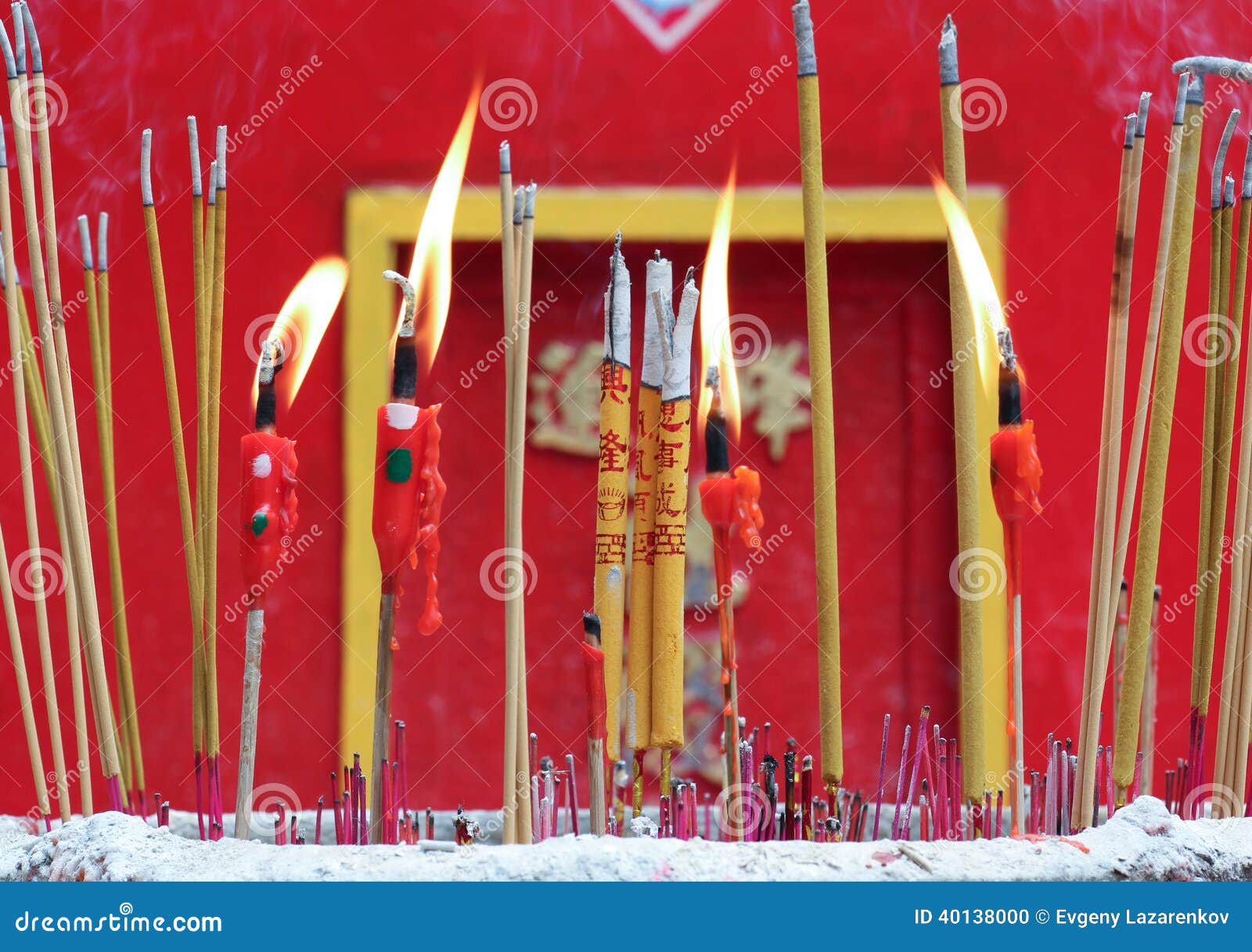 Chinese candles stock photo. Image of hieroglyph, style - 40138000