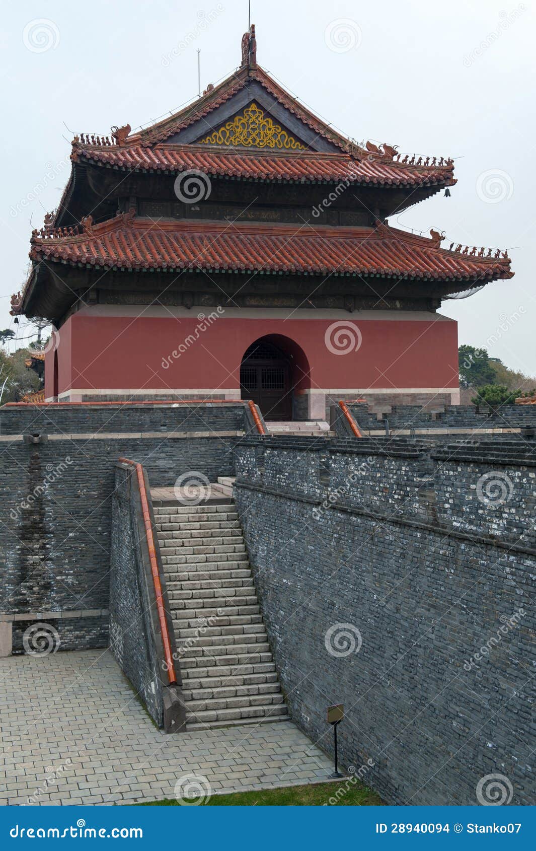 Chinese castle stock photo. Image of courtyard, asia - 28940094