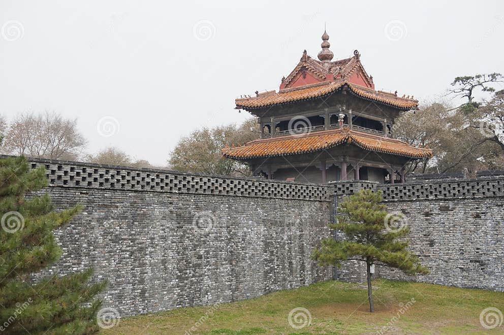 Chinese castle tower stock photo. Image of classic, architecture - 28939968