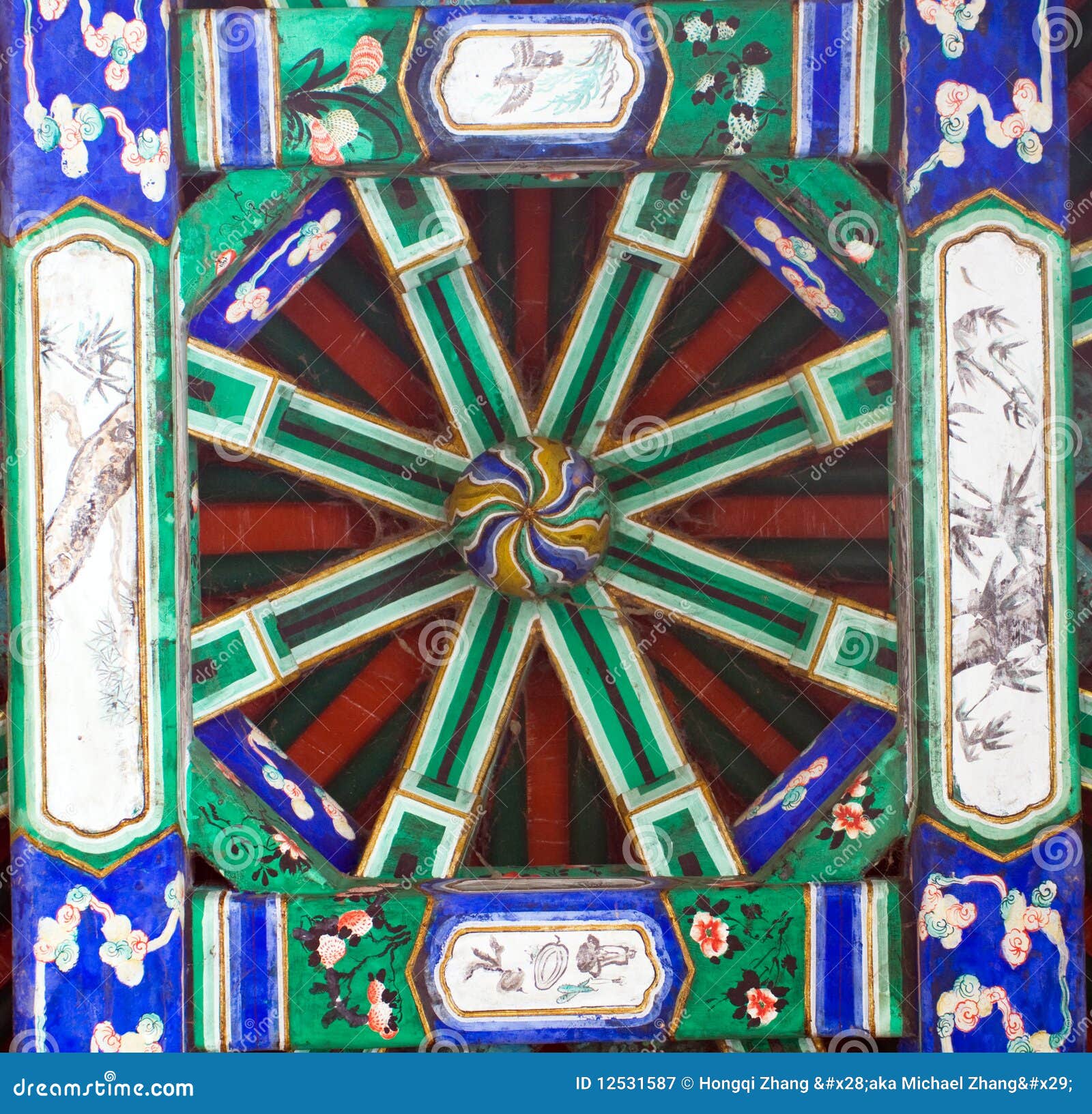 Chinese ceiling stock image. Image of asia, architectural - 12531587