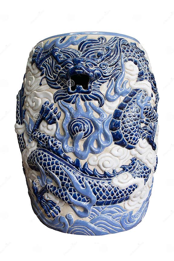 Chinese ceramic chairs stock photo. Image of leaf, bench - 53131294