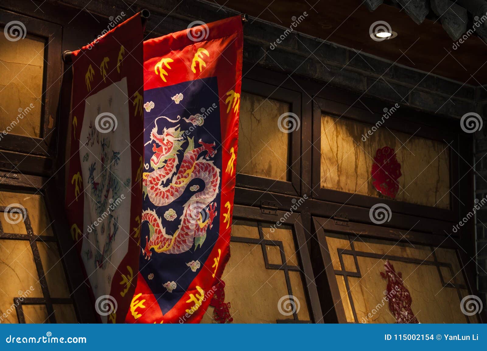 Loong stock photo. Image of characteristic, loong, flag - 115002154