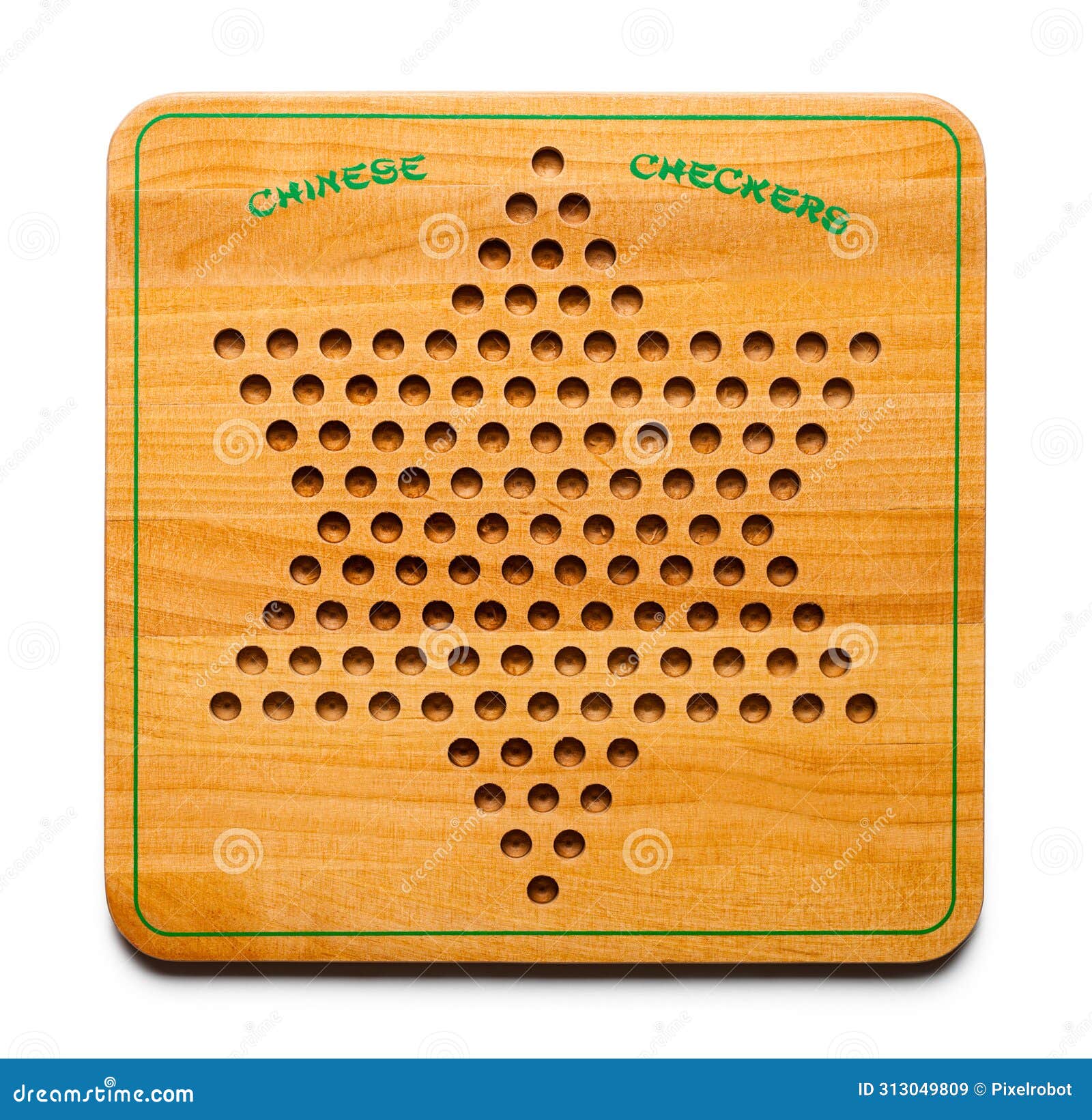 Chinese Checkers Board stock image. Image of green, checkers - 313049809