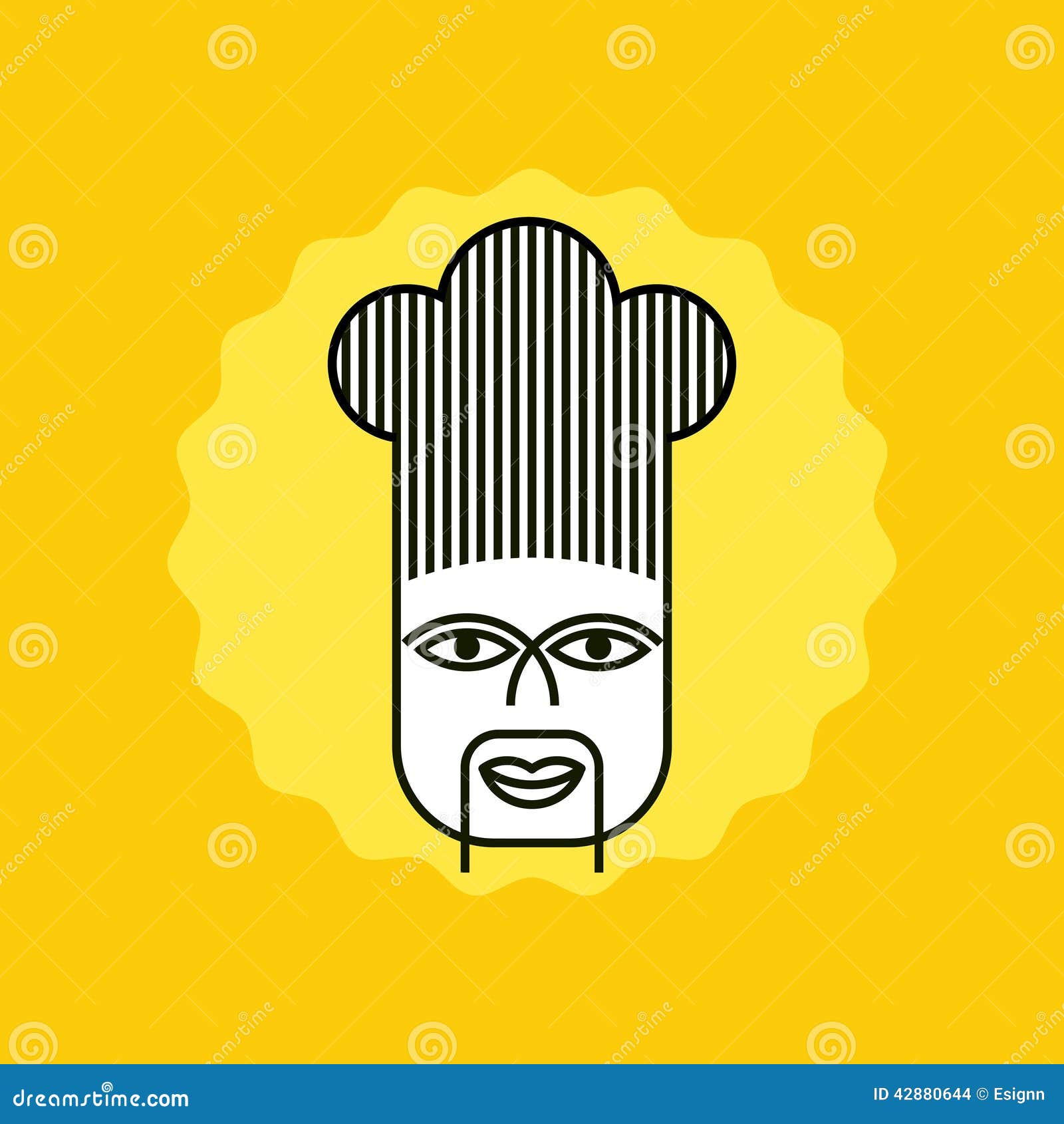 Chinese Chef in Icon Style for Cafe or Restaurant Stock Vector ...