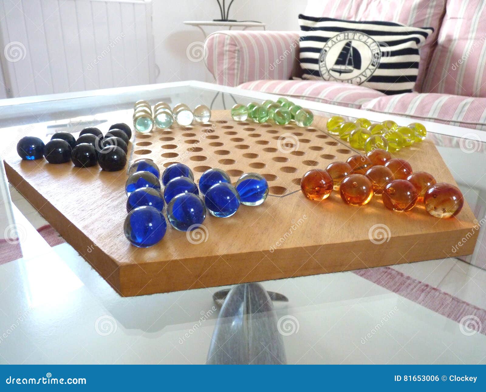 Chinese chequers board stock photo. Image of glass, yellow - 81653006