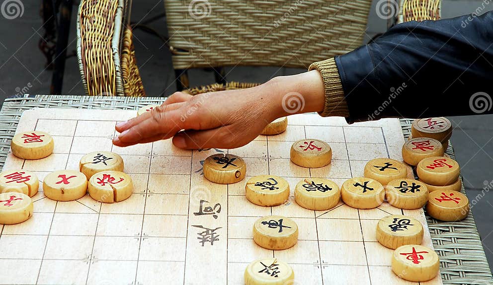 Chinese chess stock image. Image of characters, competition - 2133185