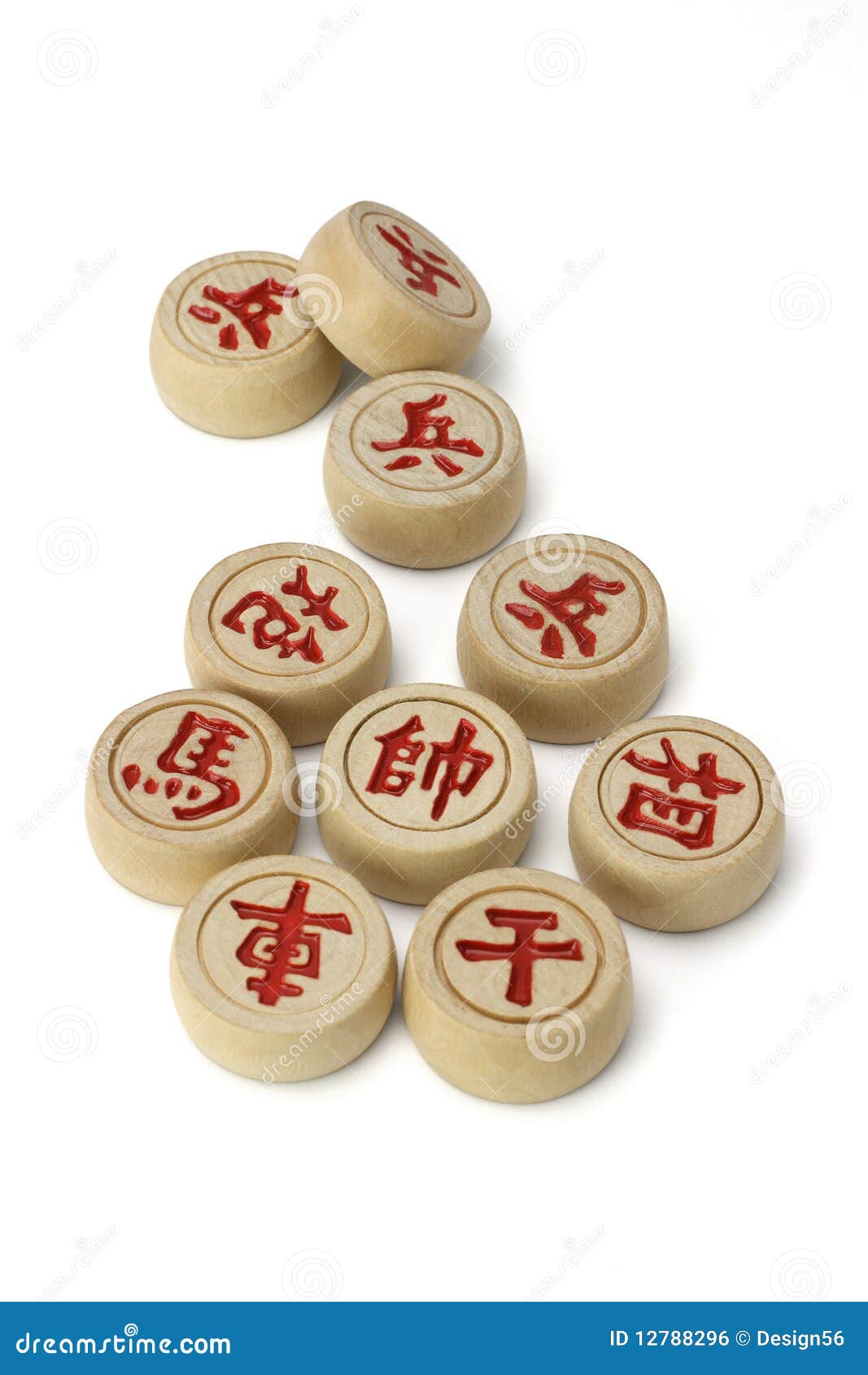 Chinese Chess Pieces Royalty-Free Stock Image | CartoonDealer.com #17043844