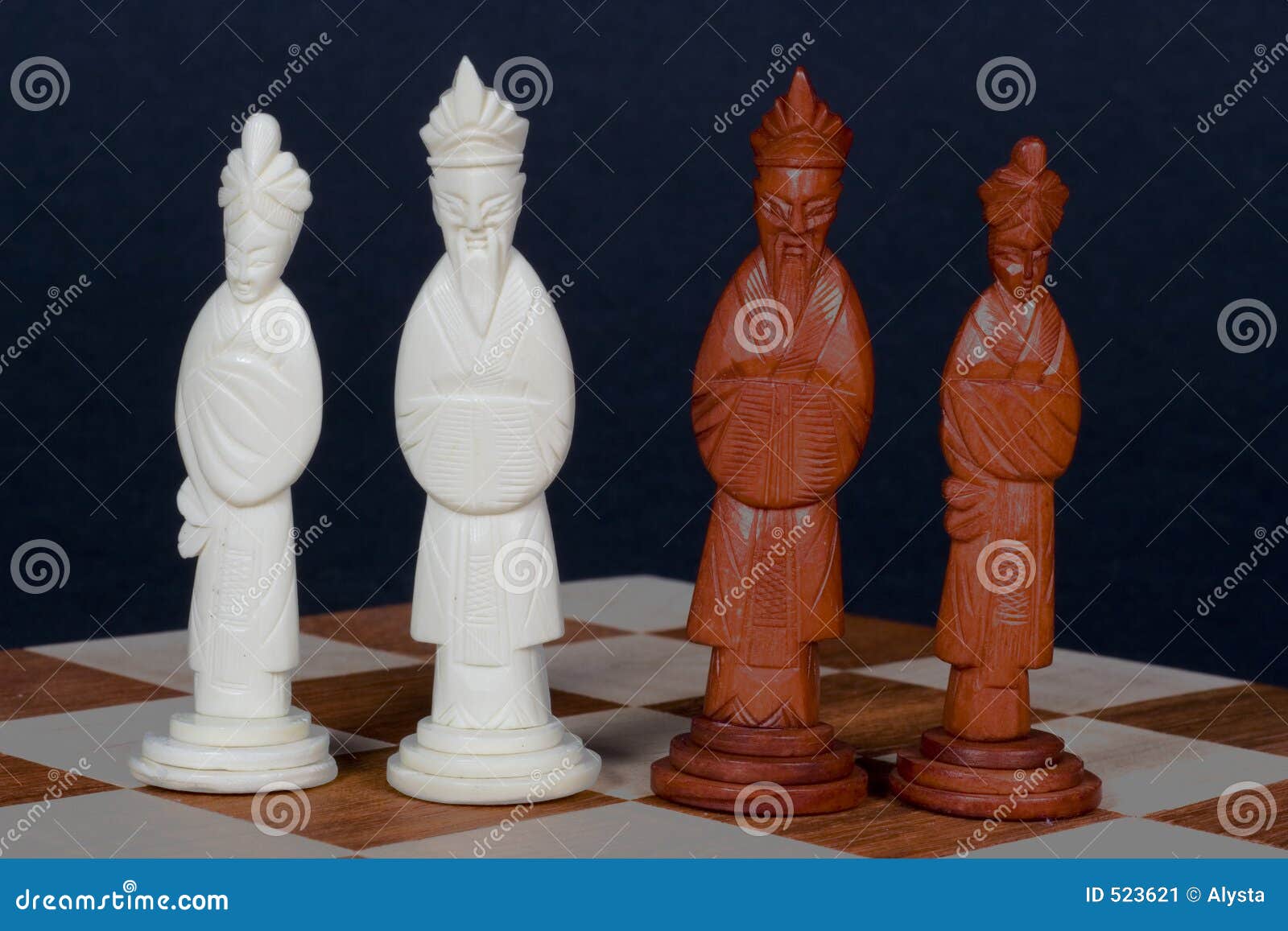 Chinese Chess Set Royalty stock image. Image of board, game - 523621