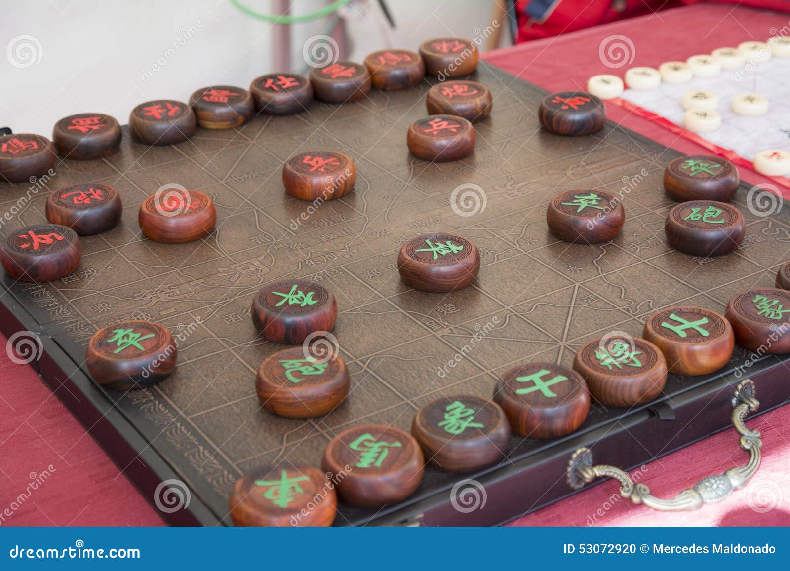 Chinese Chess (Xiangqi) stock photo. Image of challenge - 53072920