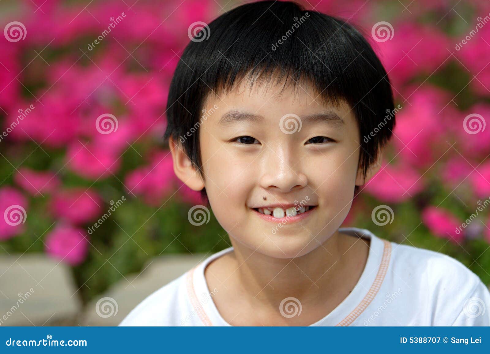 Chinese Kid Smiling