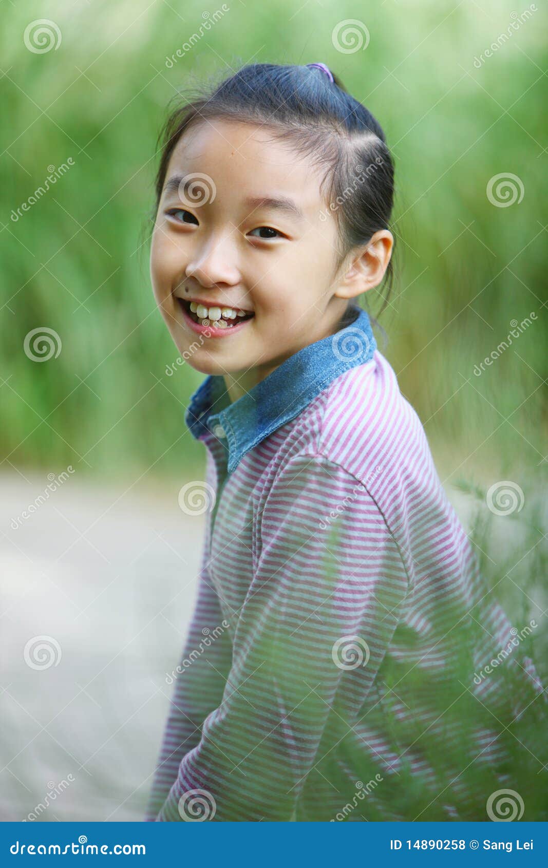Chinese Kid Smiling