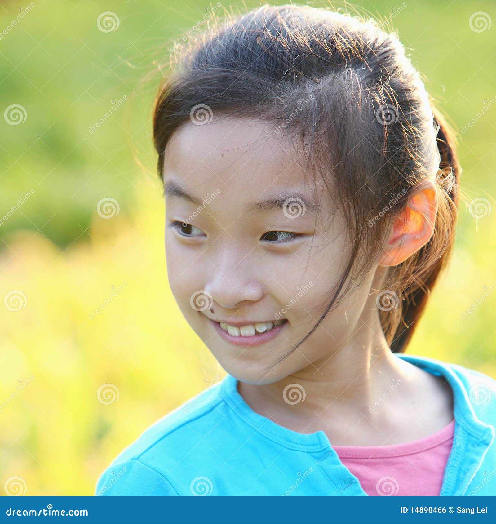 Chinese Kid Smiling