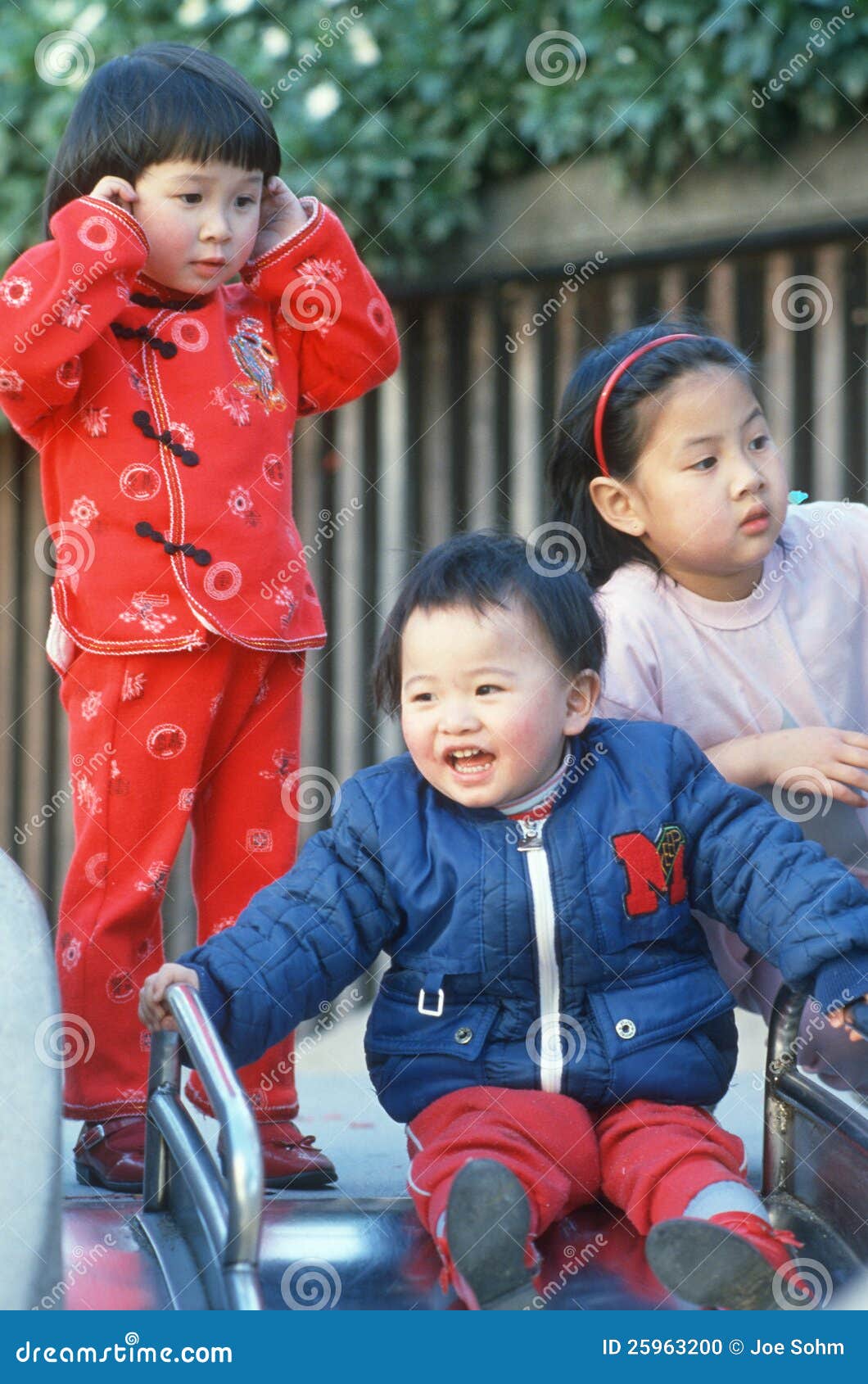Chinese Children Playing Badminton Editorial Image | CartoonDealer.com ...