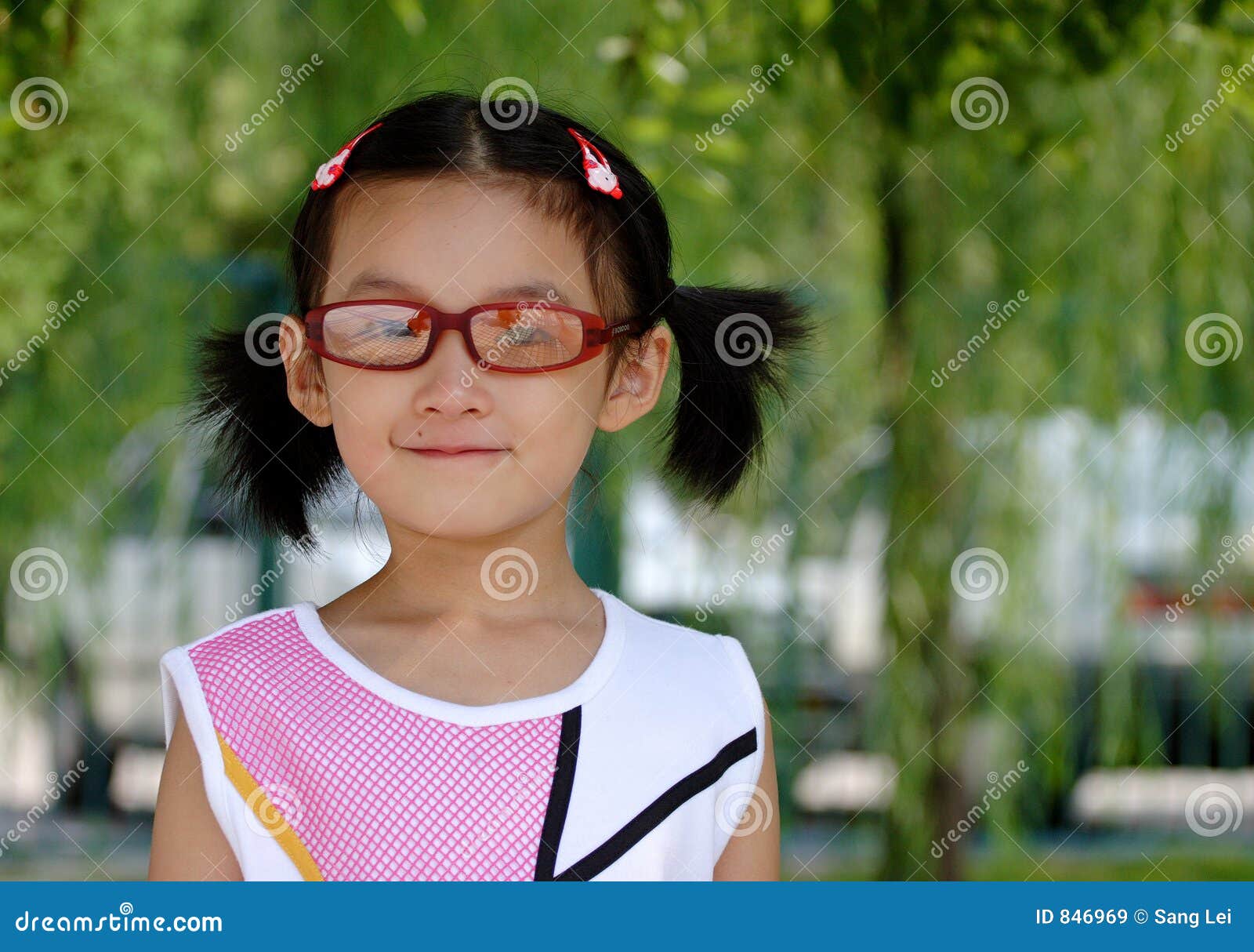 Chinese children lovely stock image. Image of garden, lovely - 846969