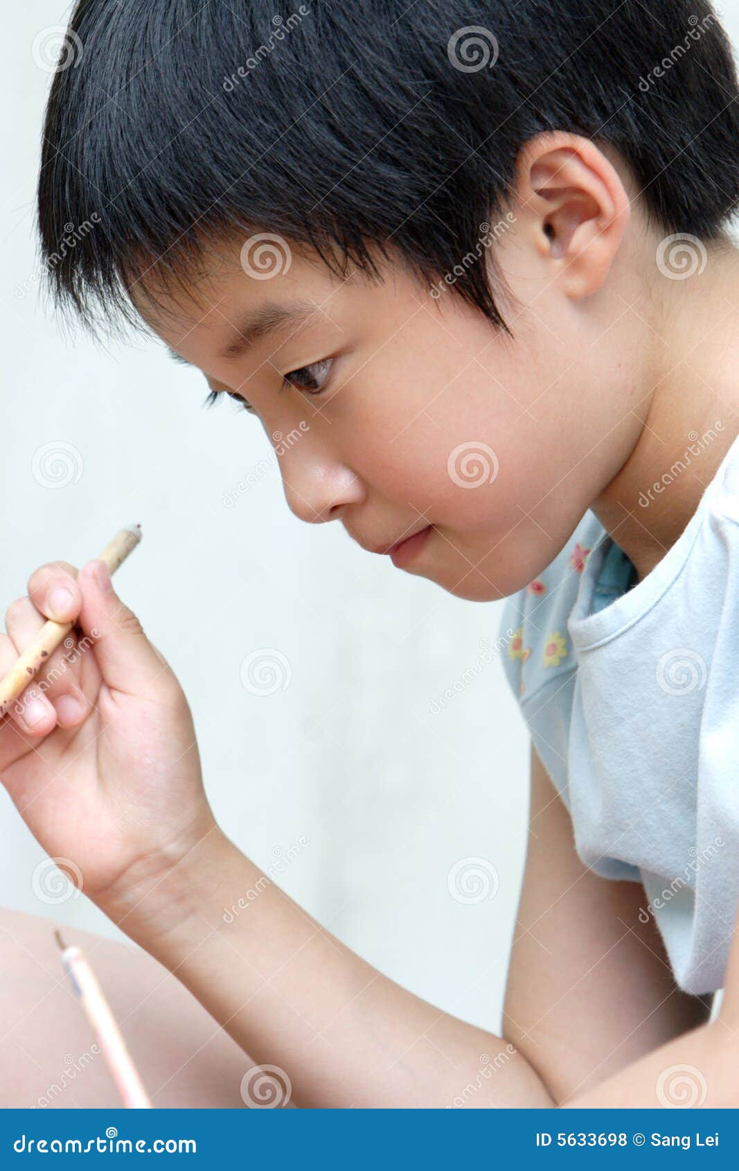 Chinese children painting stock photo. Image of family - 5633698