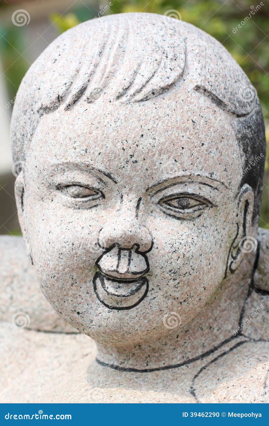 Chinese Children of Statues. Stock Photo - Image of temple, sculpture ...