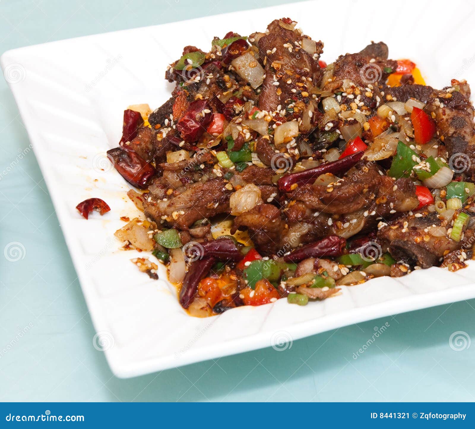 Chinese Chuan Food stock image. Image of china, chicken - 8441321