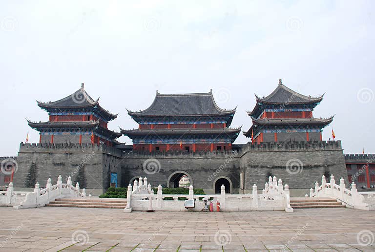 Chinese City Gate stock photo. Image of chinese, building - 4821696