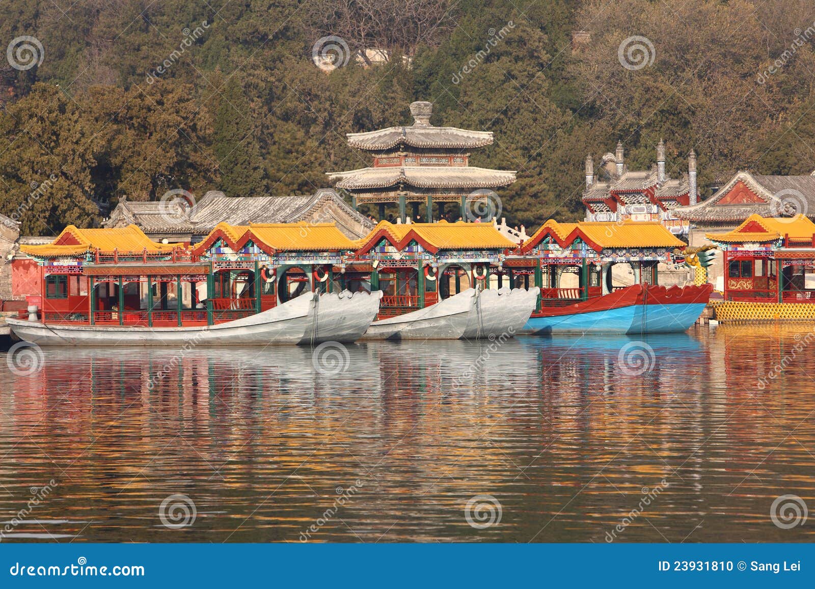Chinese classic boat stock photo. Image of scenes, china - 23931810