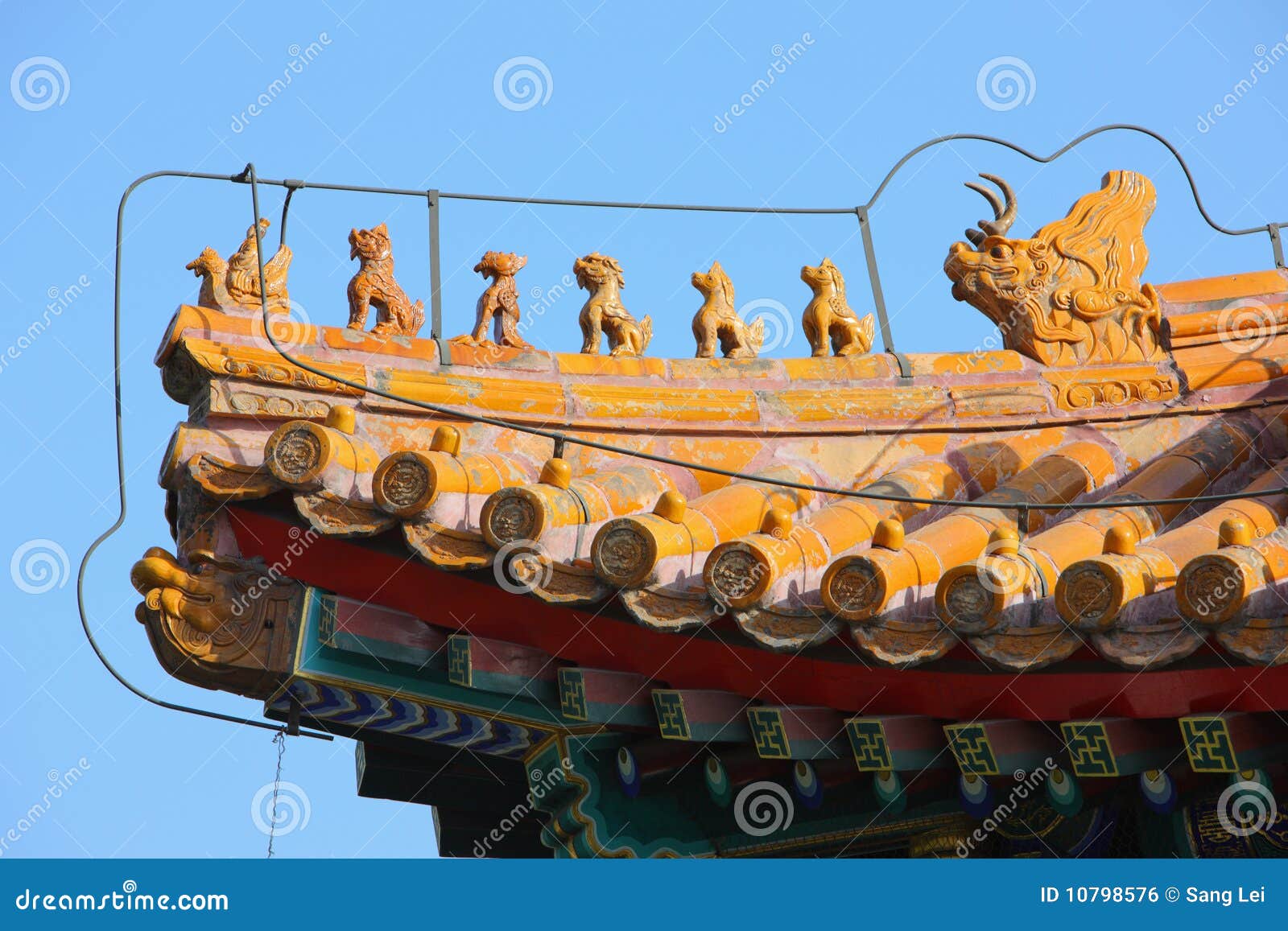 Chinese classic building stock photo. Image of detail - 10798576
