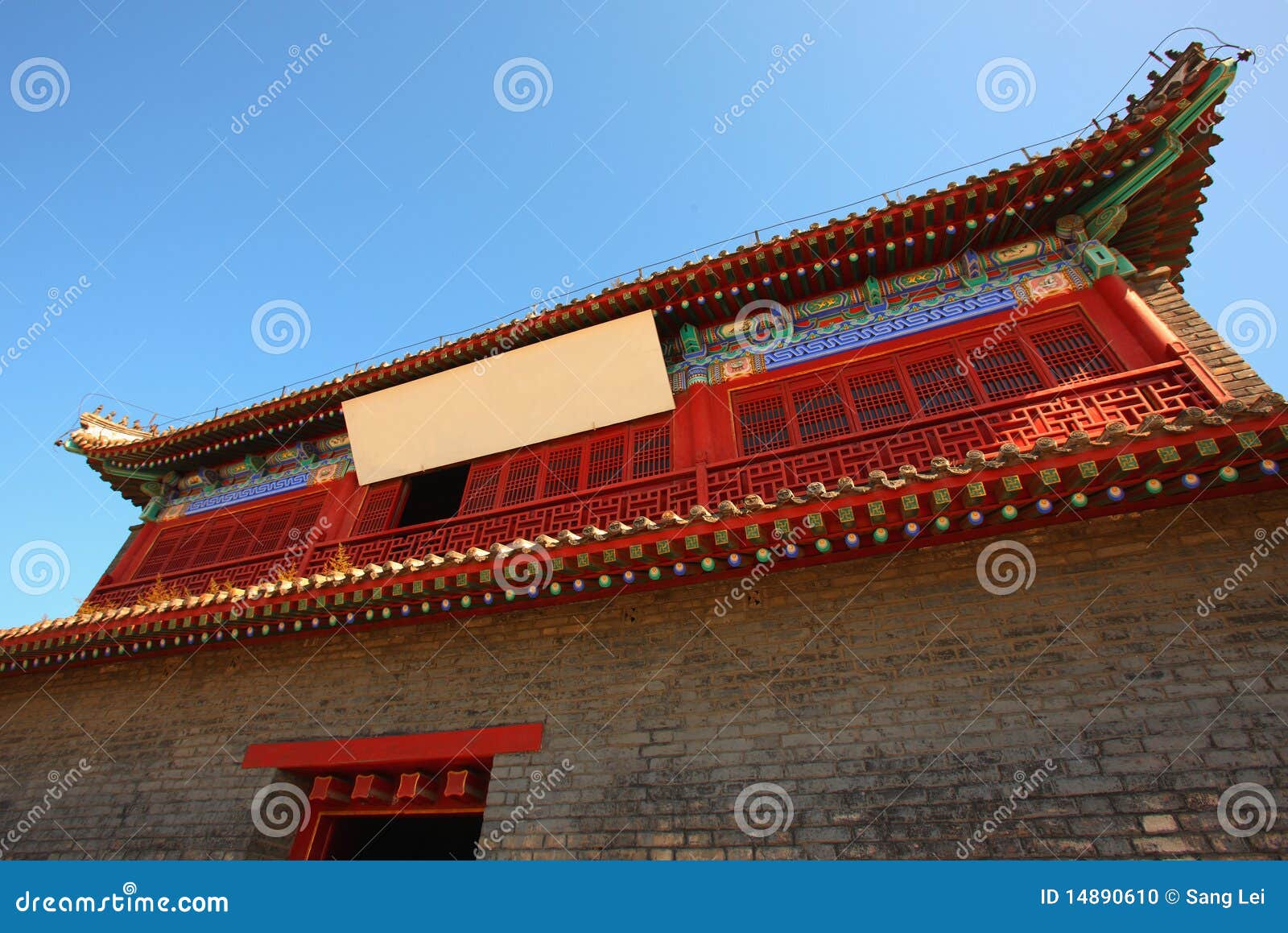 Chinese classic building stock photo. Image of travel - 14890610