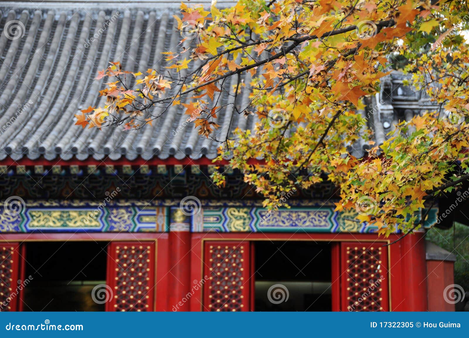 Chinese classic building stock image. Image of classic - 17322305