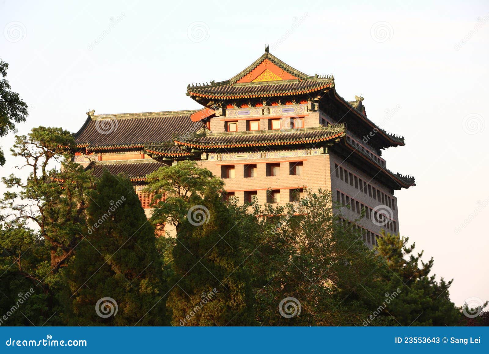 Chinese classic building stock image. Image of history - 23553643