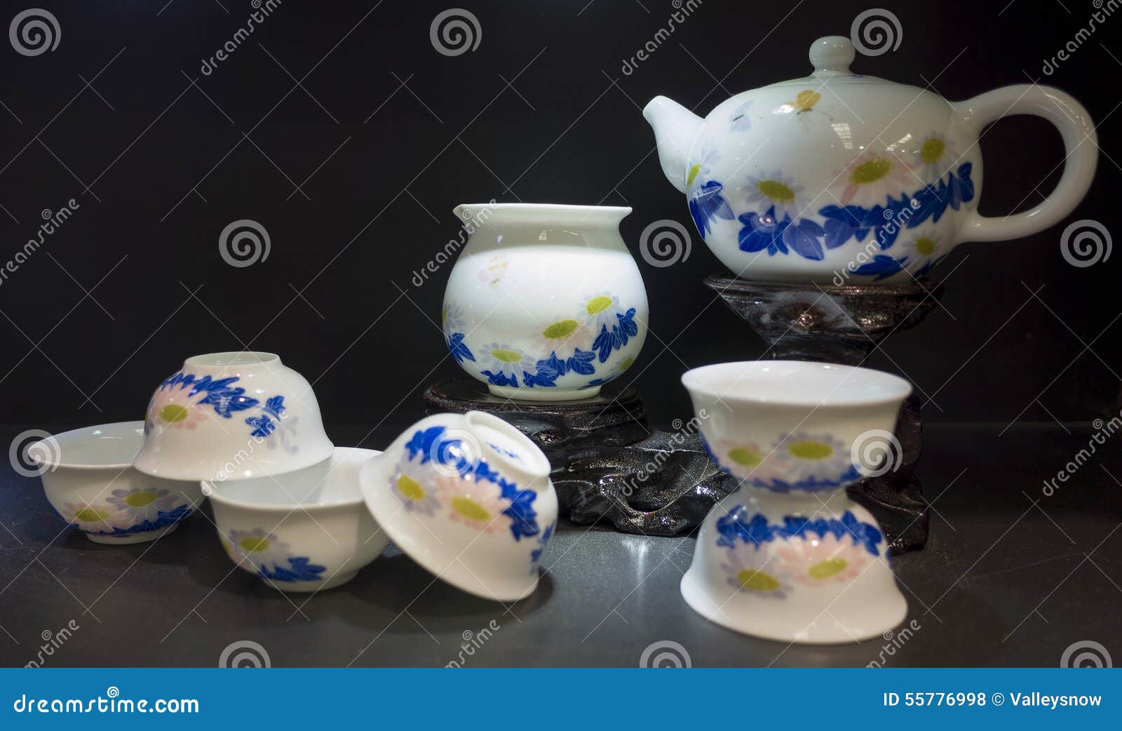 Chinese Classic tea set stock photo. Image of dish, culture - 55776998