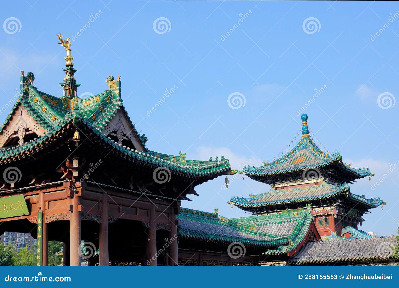 Chinese Classical Architecture Stock Image - Image of china, housetop ...