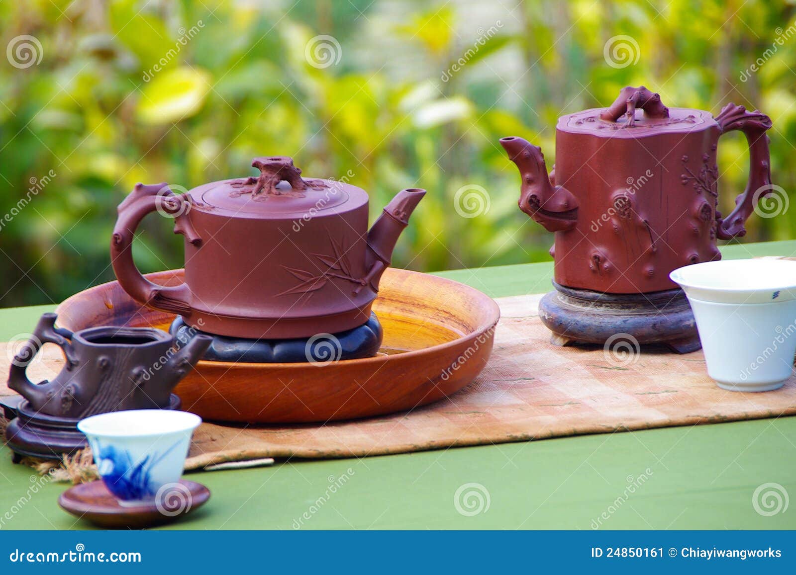 Chinese classical tea set stock image. Image of technology - 24850161