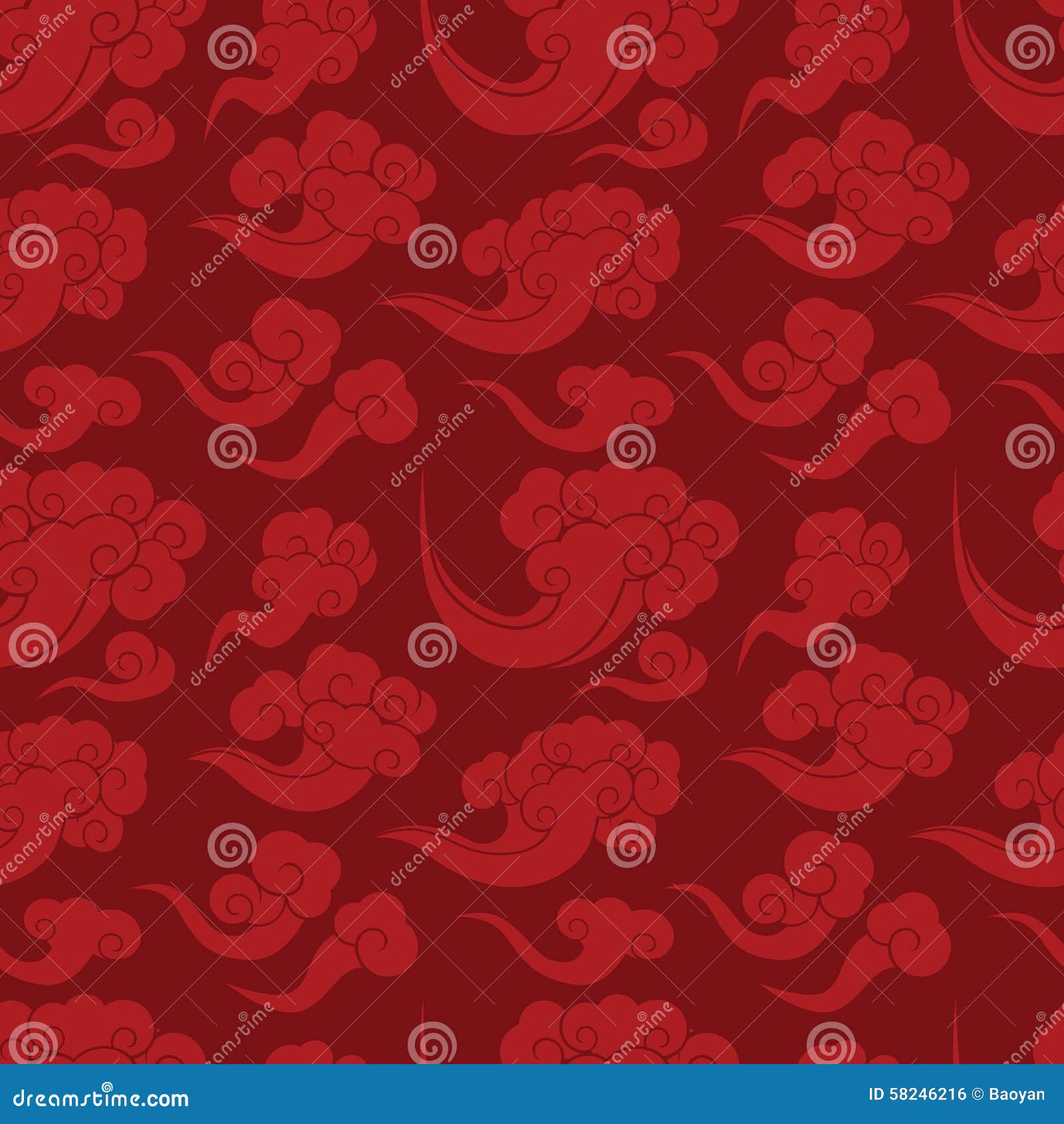 Chinese cloud bg stock vector. Illustration of cloud - 58246216