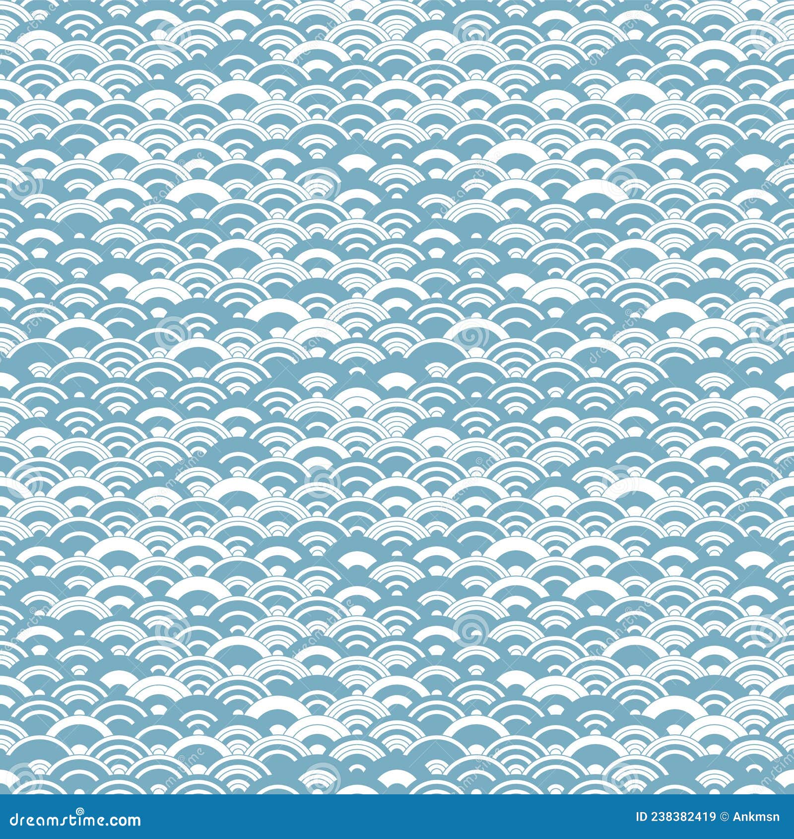 Chinese Cloud or River Seamless Pattern Vector. Traditional Asian Background Witrh Abstract ...