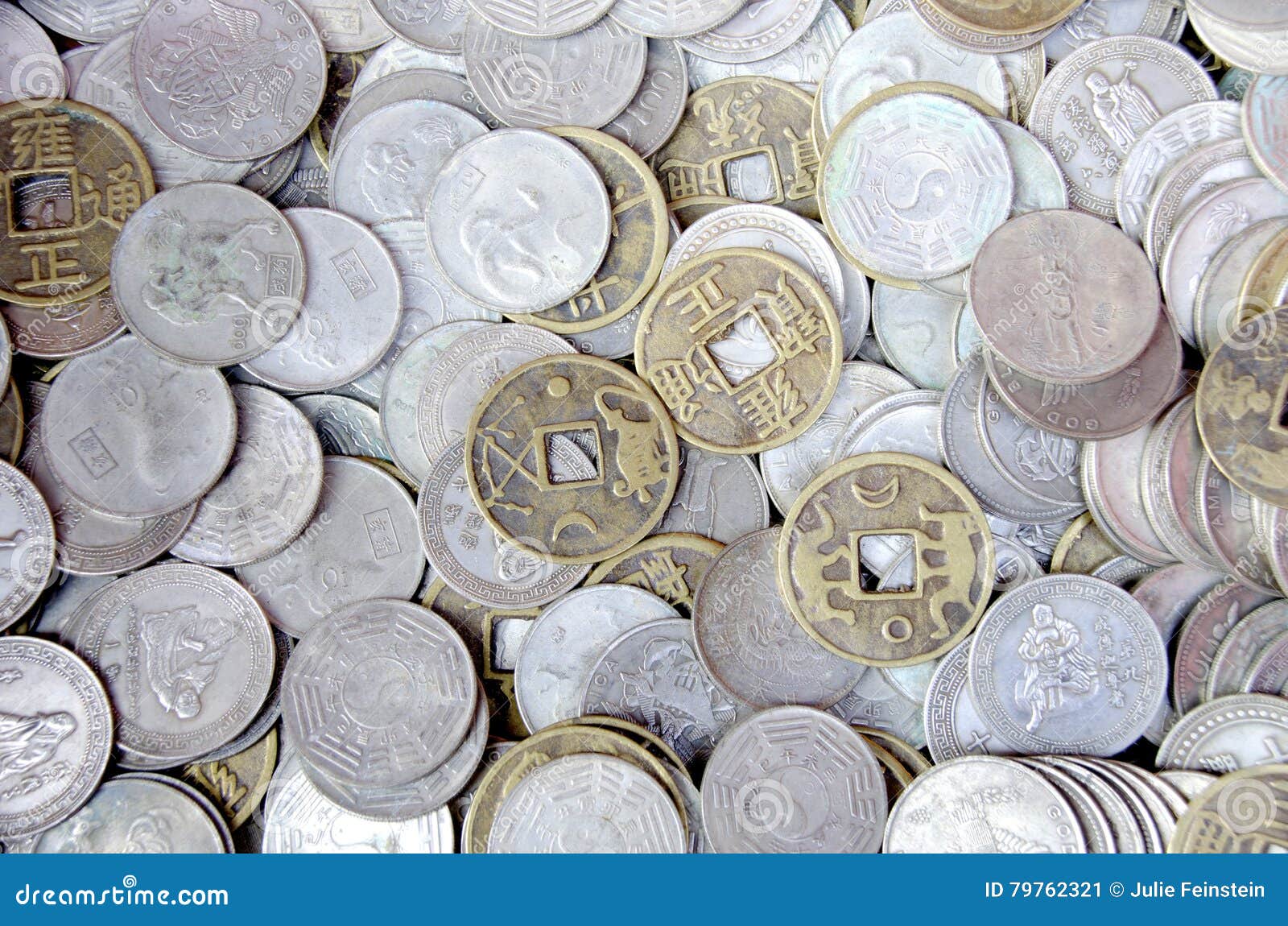 Chinese Coins stock image. Image of asia, luck, money - 79762321