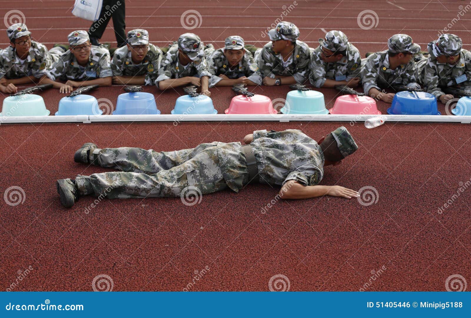 Chinese Collage Student Military Training Editorial Photo - Image of ...