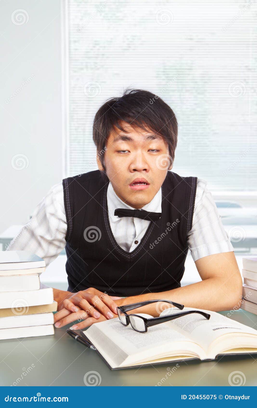 Chinese College Male Awake in Classroom Stock Image - Image of chinese ...