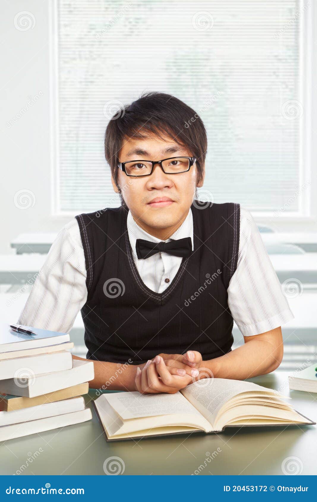 Chinese College Male Student Stock Photo - Image of college, classroom ...