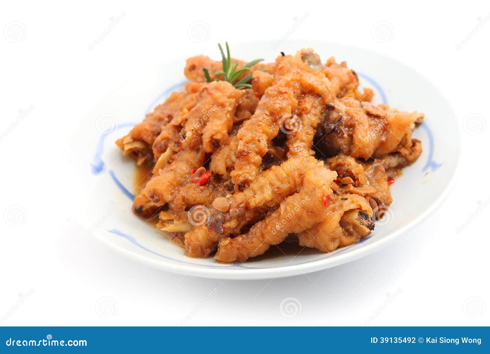 Chinese Cooked Chicken Feet Stock Photo - Image of chinese, braised ...