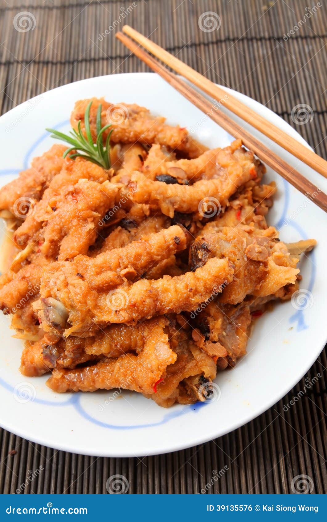 Chinese Cooked Chicken Feet Stock Photo - Image of delicious, cooking ...