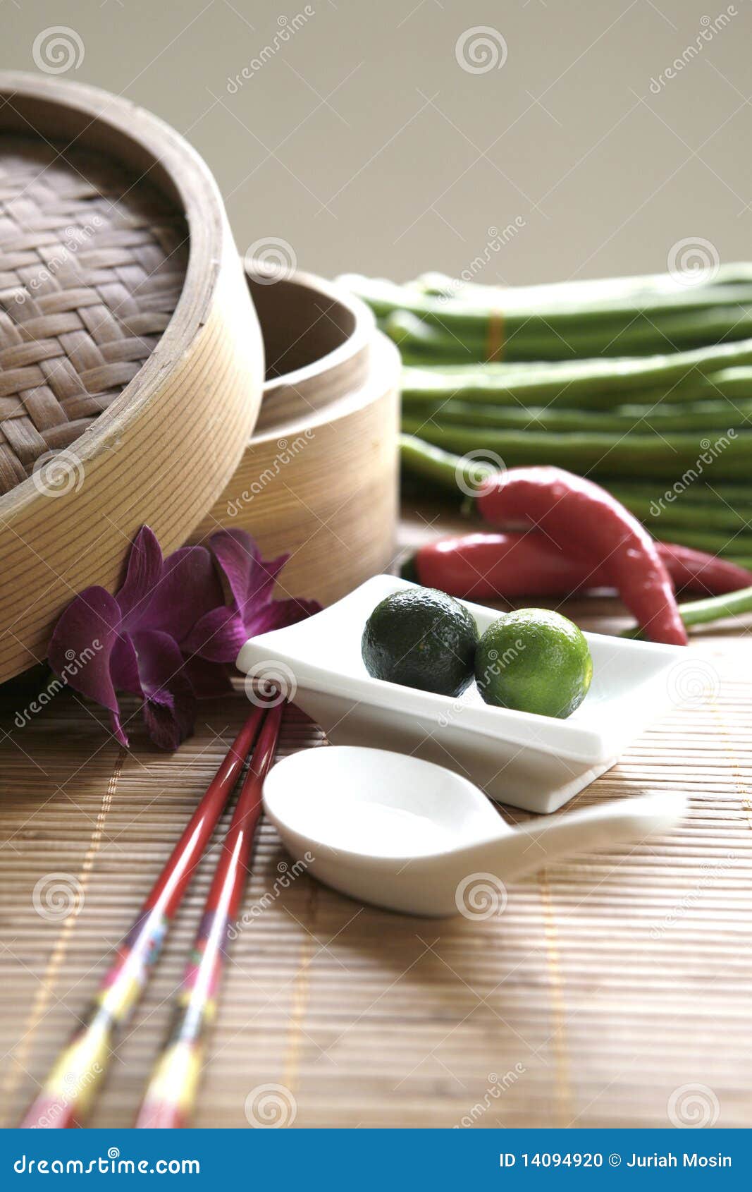 Chinese Cooking Set with Oriental Ingredients Stock Photo - Image of ...
