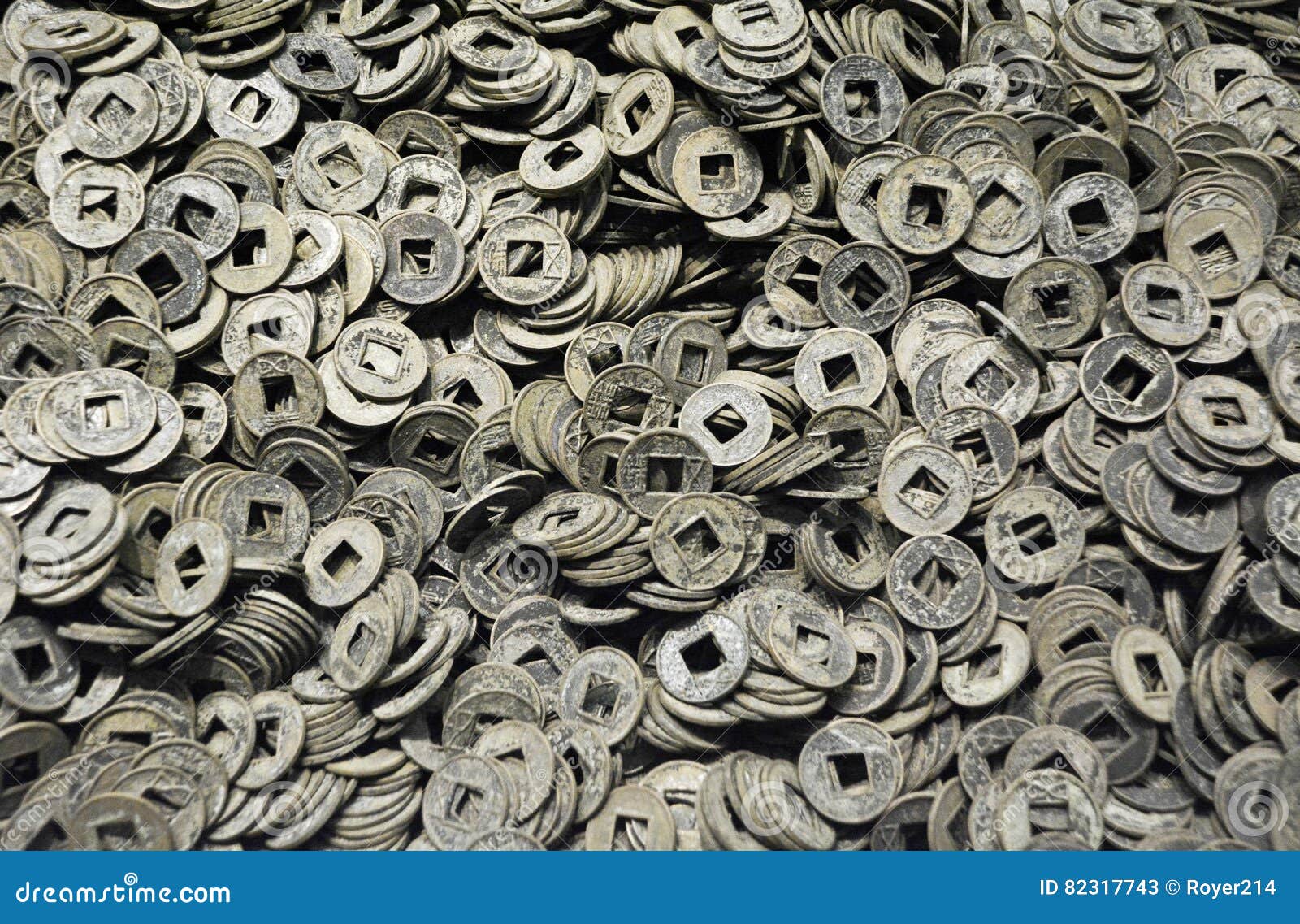 Chinese Copper Cash stock image. Image of archaian, money - 82317743