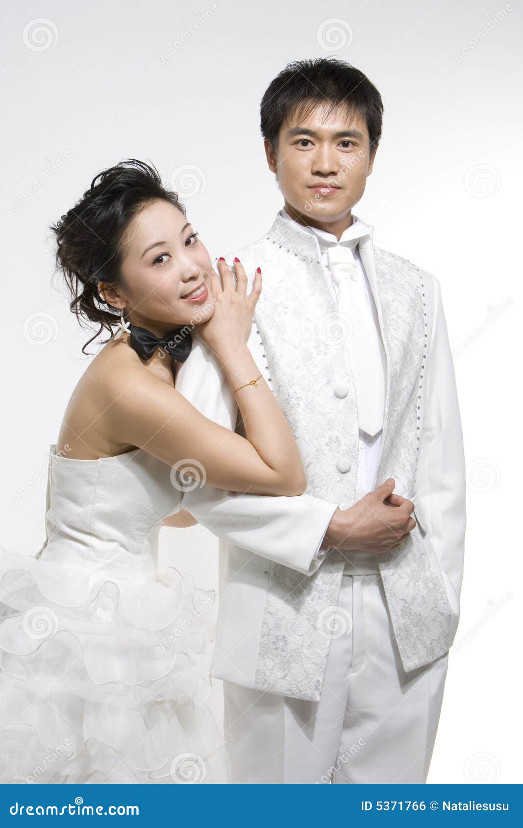 Chinese couple stock photo. Image of celebration, green - 5371766