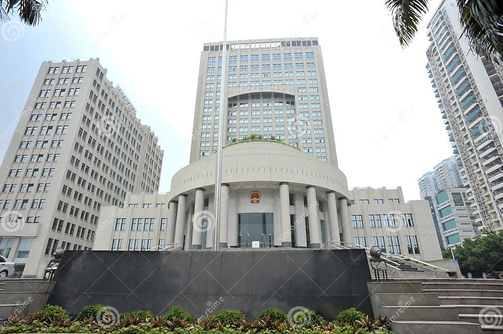 Chinese courthouse stock image. Image of column, buildings - 20267811
