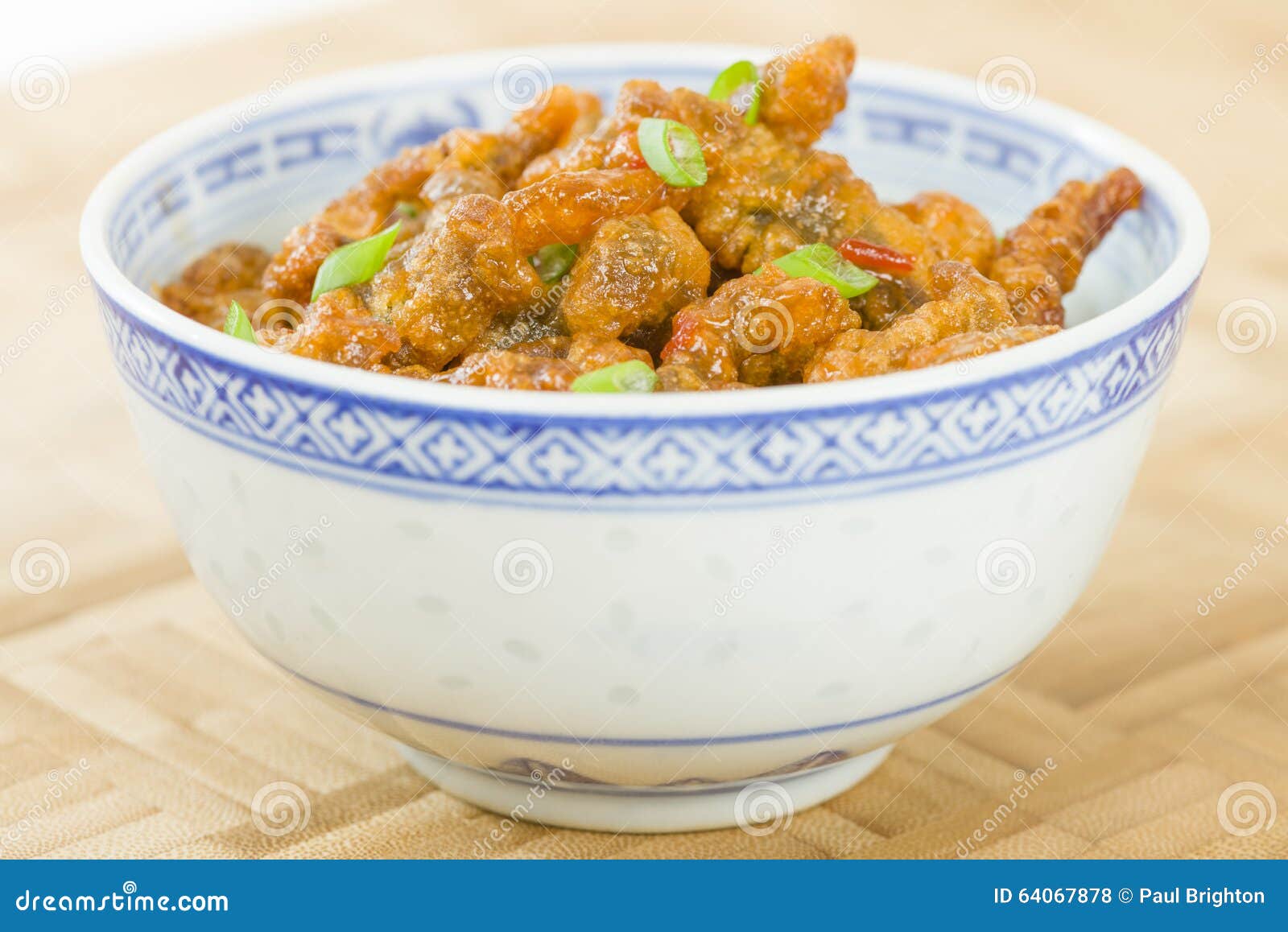 Chinese Crispy Beef stock photo. Image of batter, cantonese - 64067878