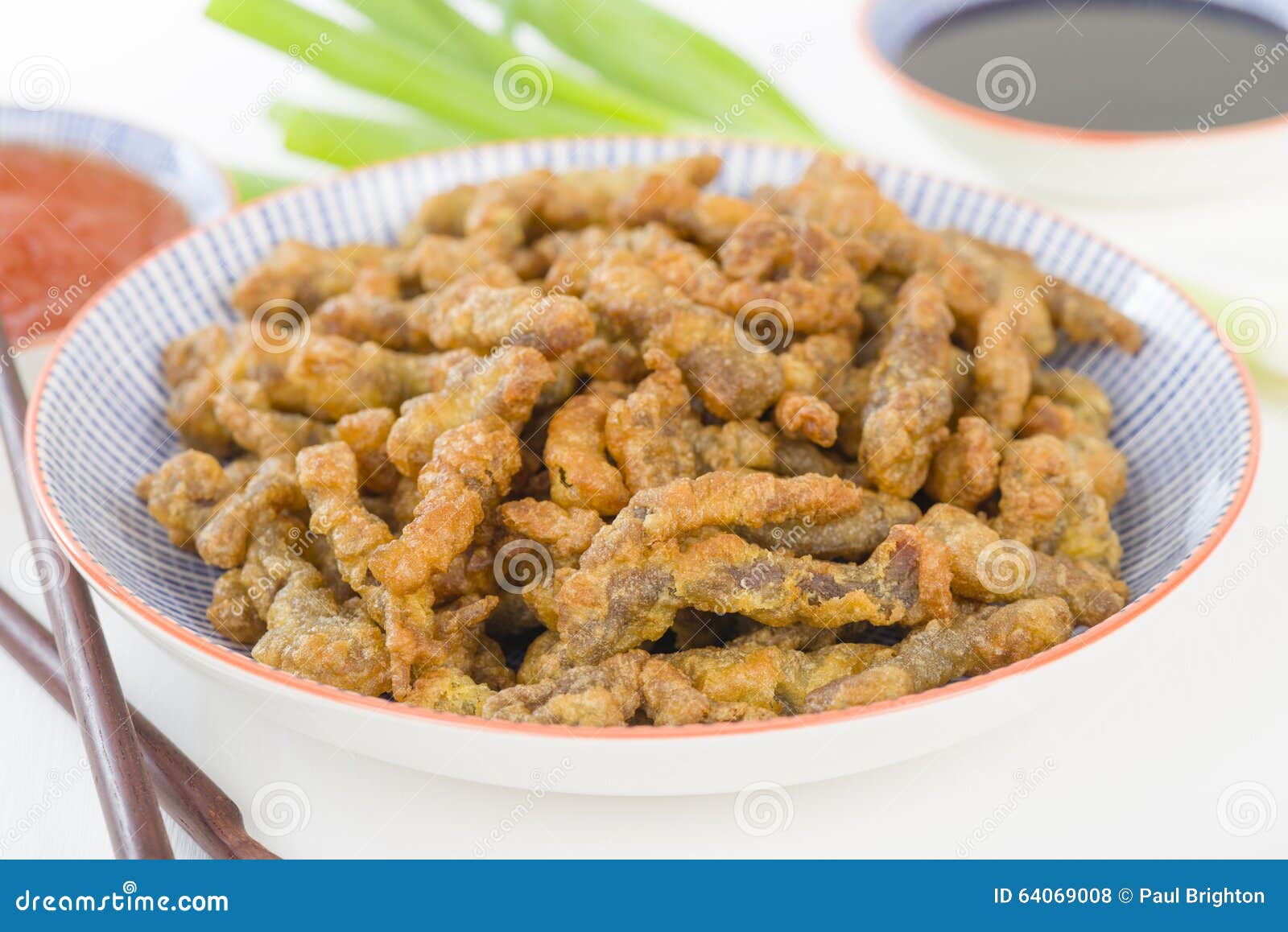 Chinese Crispy Beef stock photo. Image of deep, dish - 64069008