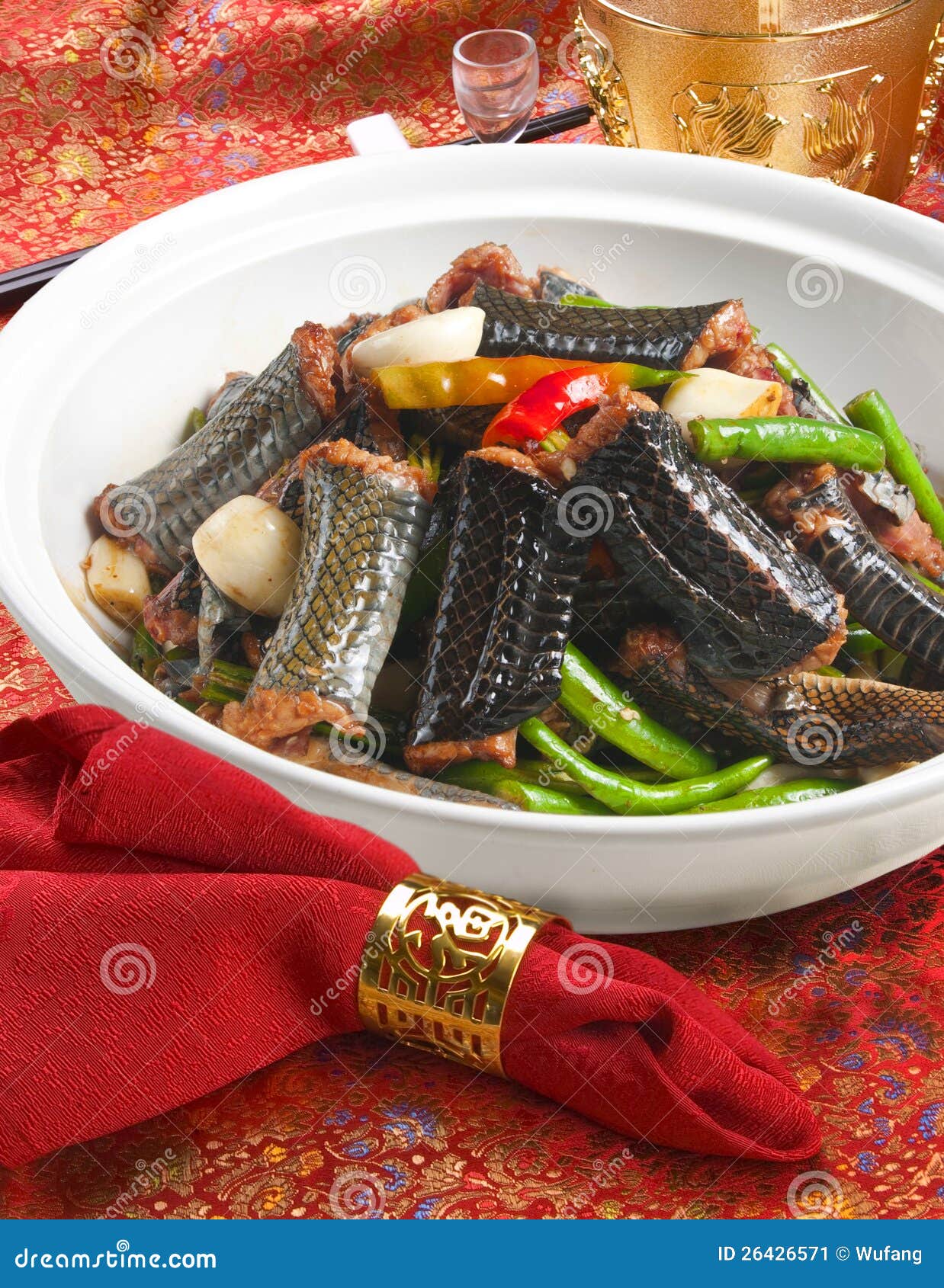 Chinese Eel Dish