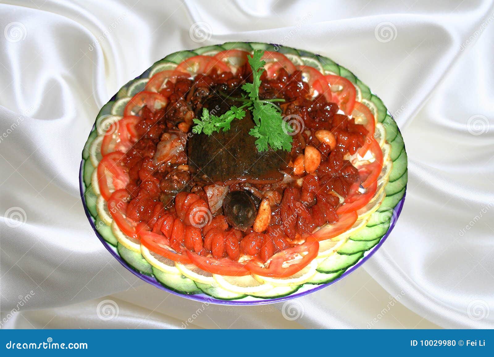 Chinese Cuisine,Garlic Fried Soft-shelled Turtle Stock Photo - Image of ...