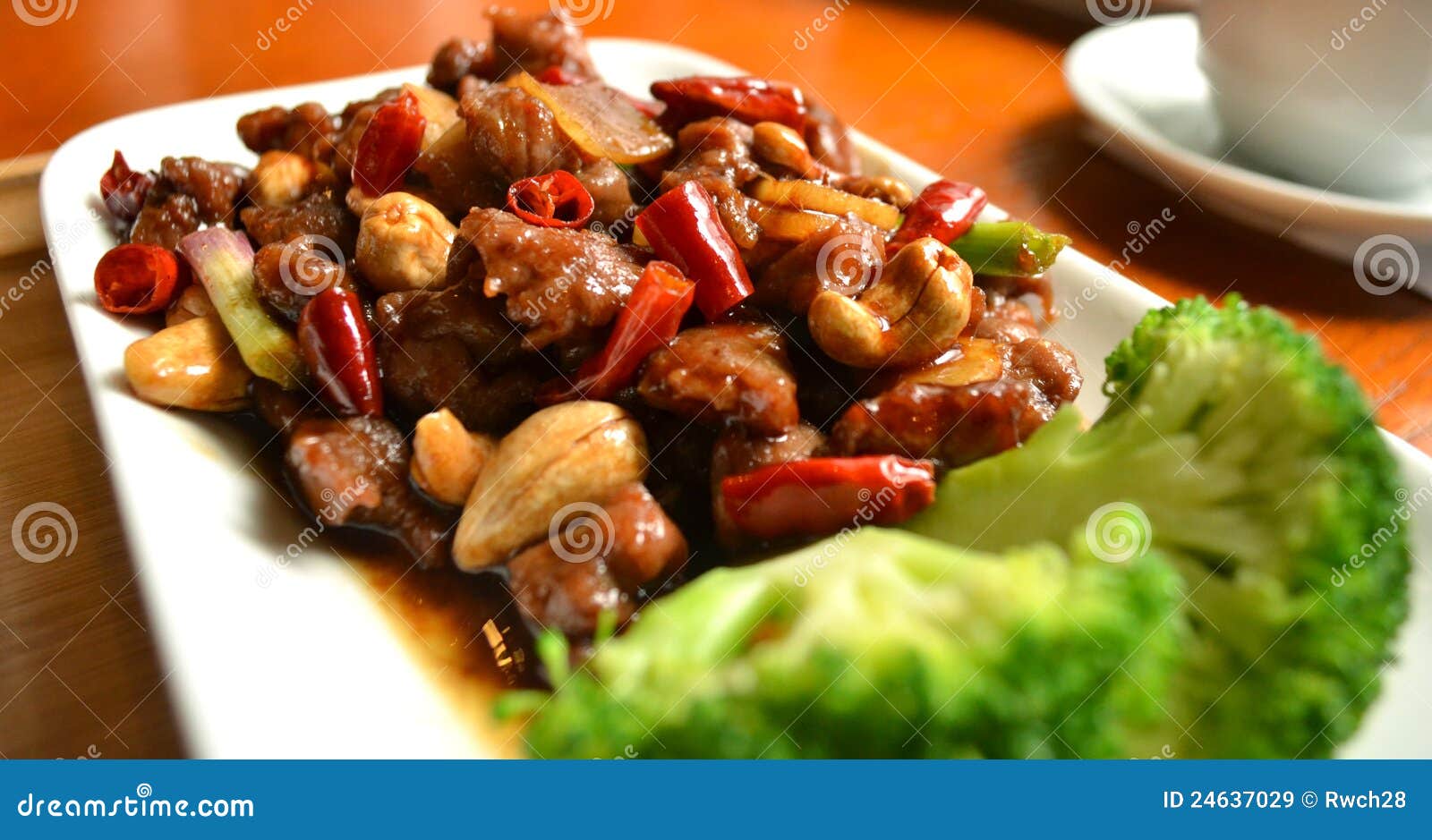 Chinese Cuisine Kung Pao Beef Stock Image - Image of traditional, beef ...
