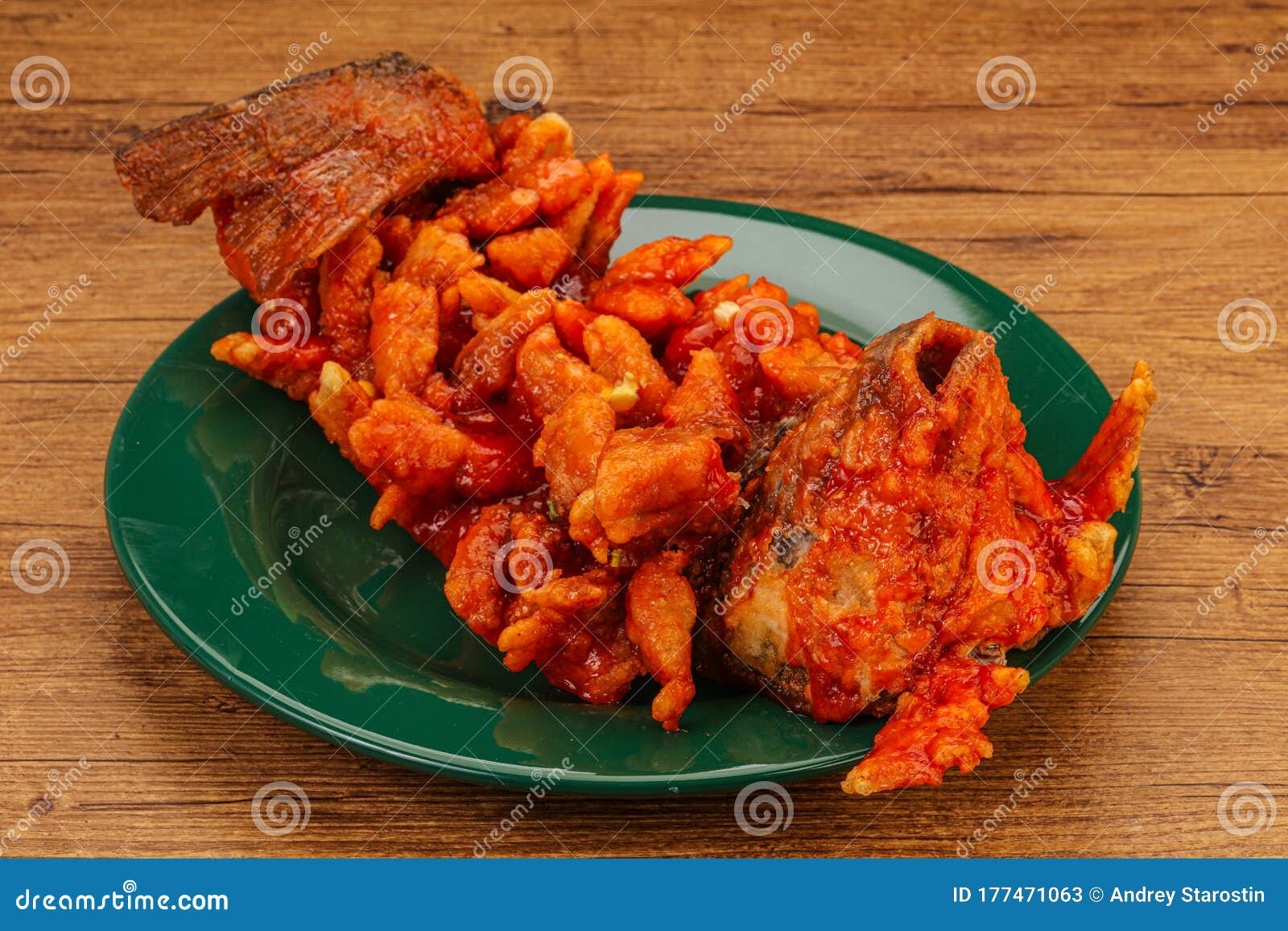 Chinese Cuisine Squirrel Fish with Sauce Stock Image - Image of food ...