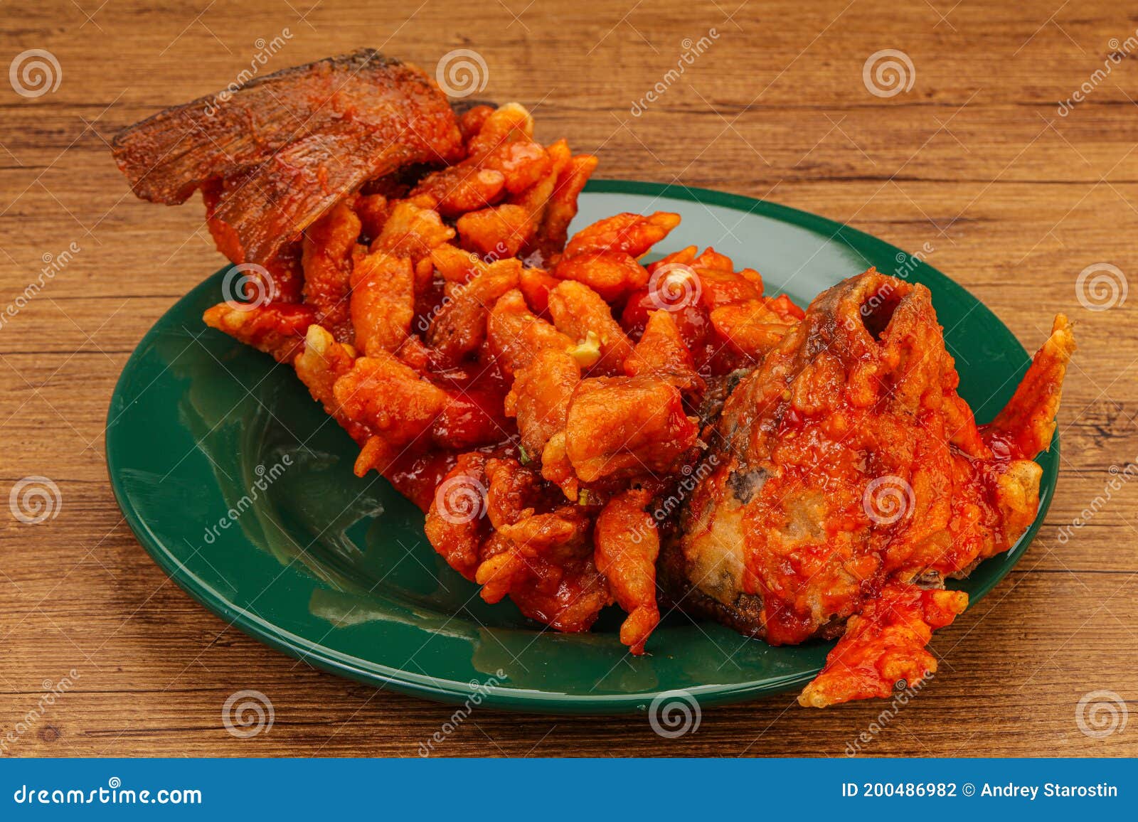 Chinese Cuisine Squirrel Fish with Sauce Stock Photo - Image of ...
