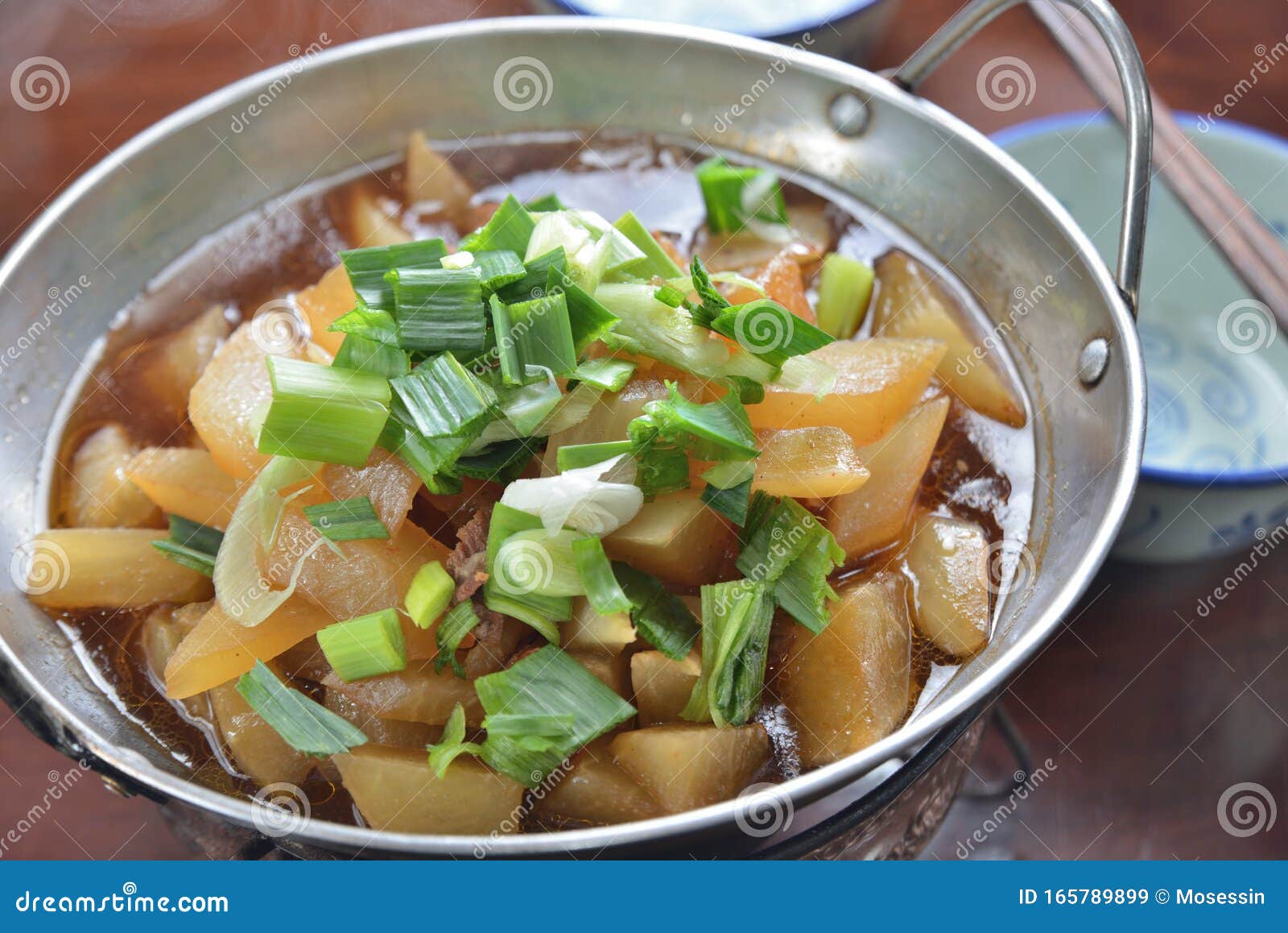 White Raddish in hotpot stock image. Image of hotpot - 165789899